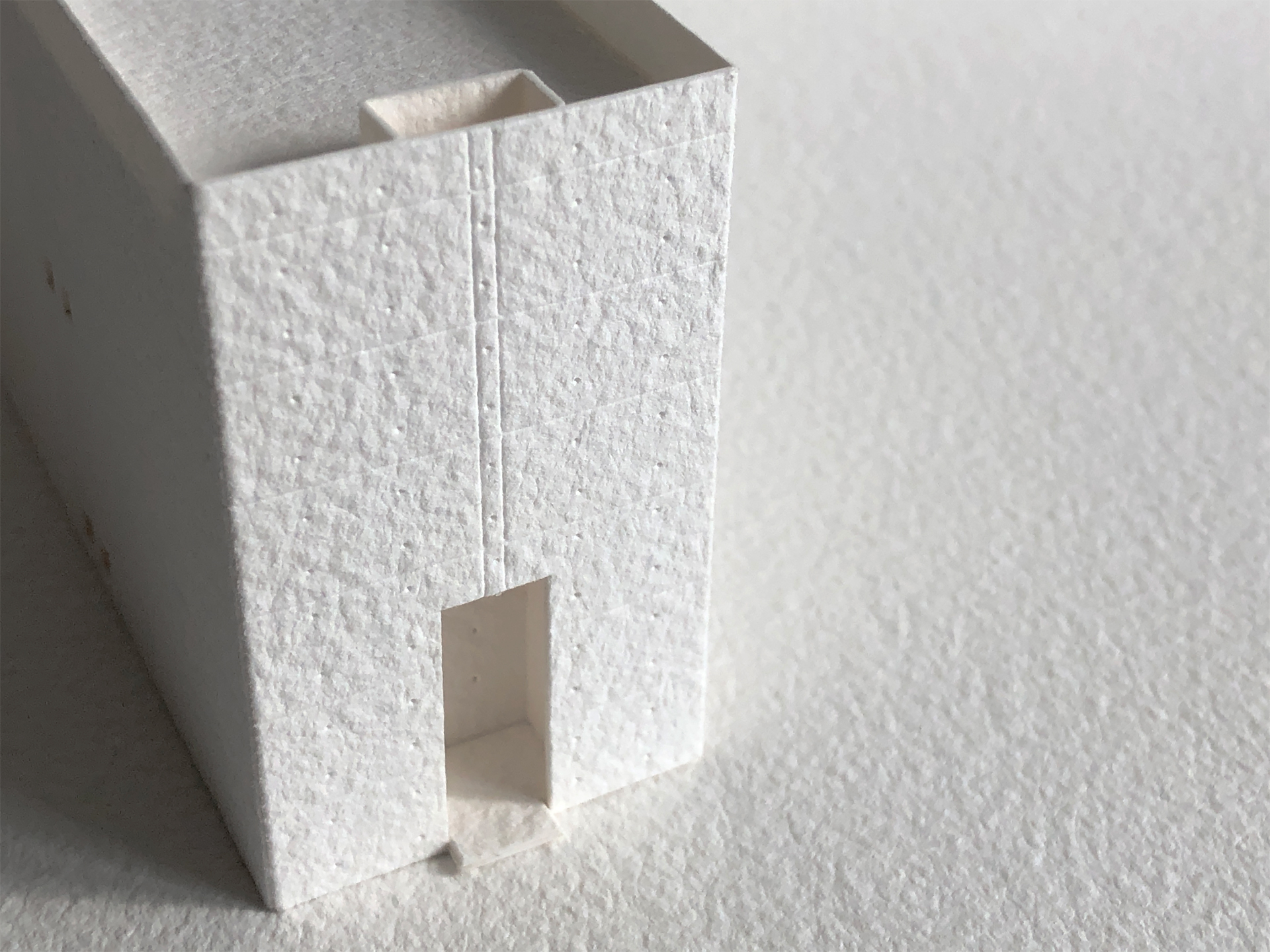 Row House in Sumiyoshi – 1/100 paper model – J-W.H/A+U&D